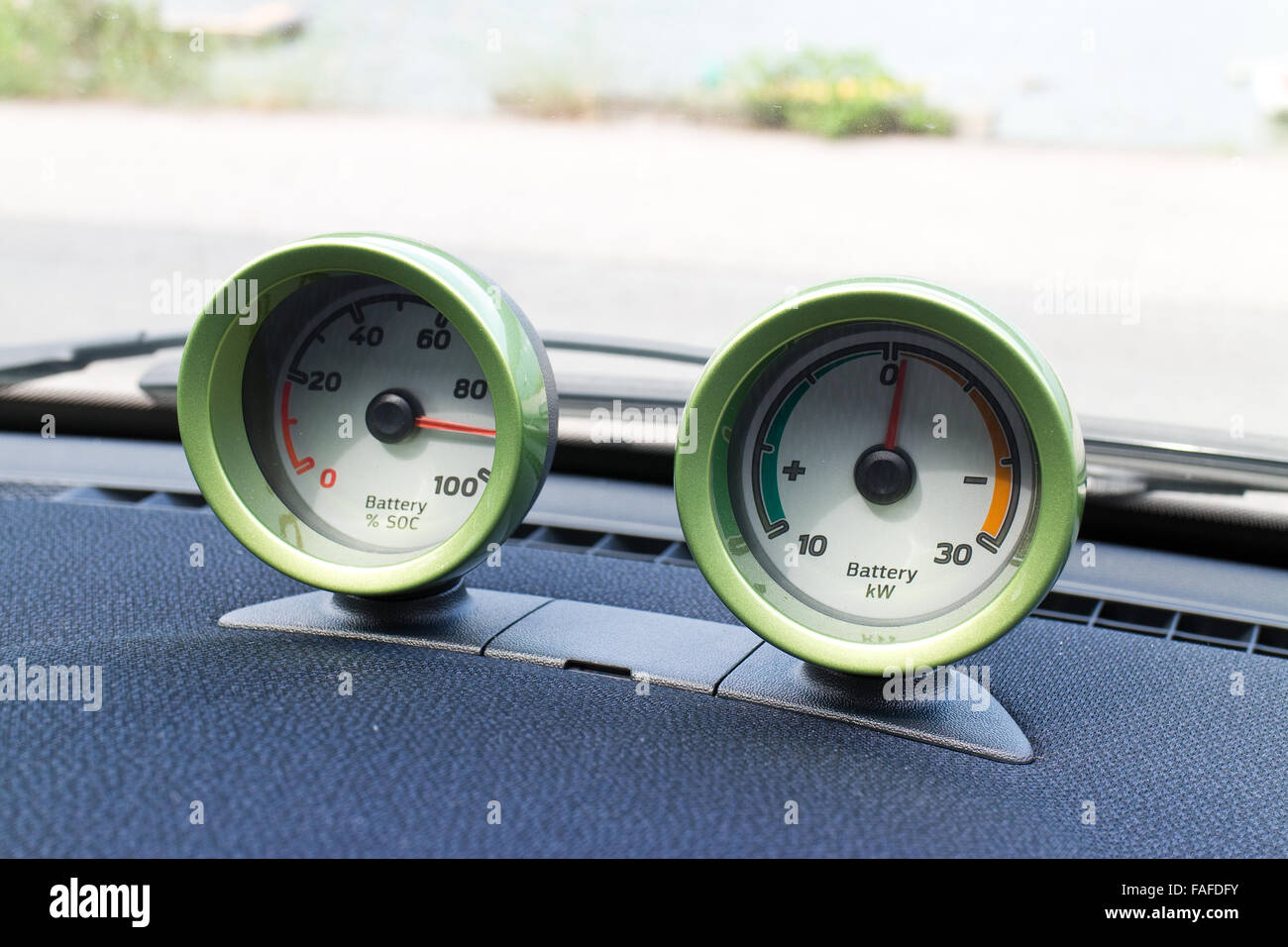 Hong Kong, China MAY 29, 2014 : smart fortwo electric drive dashboard ...