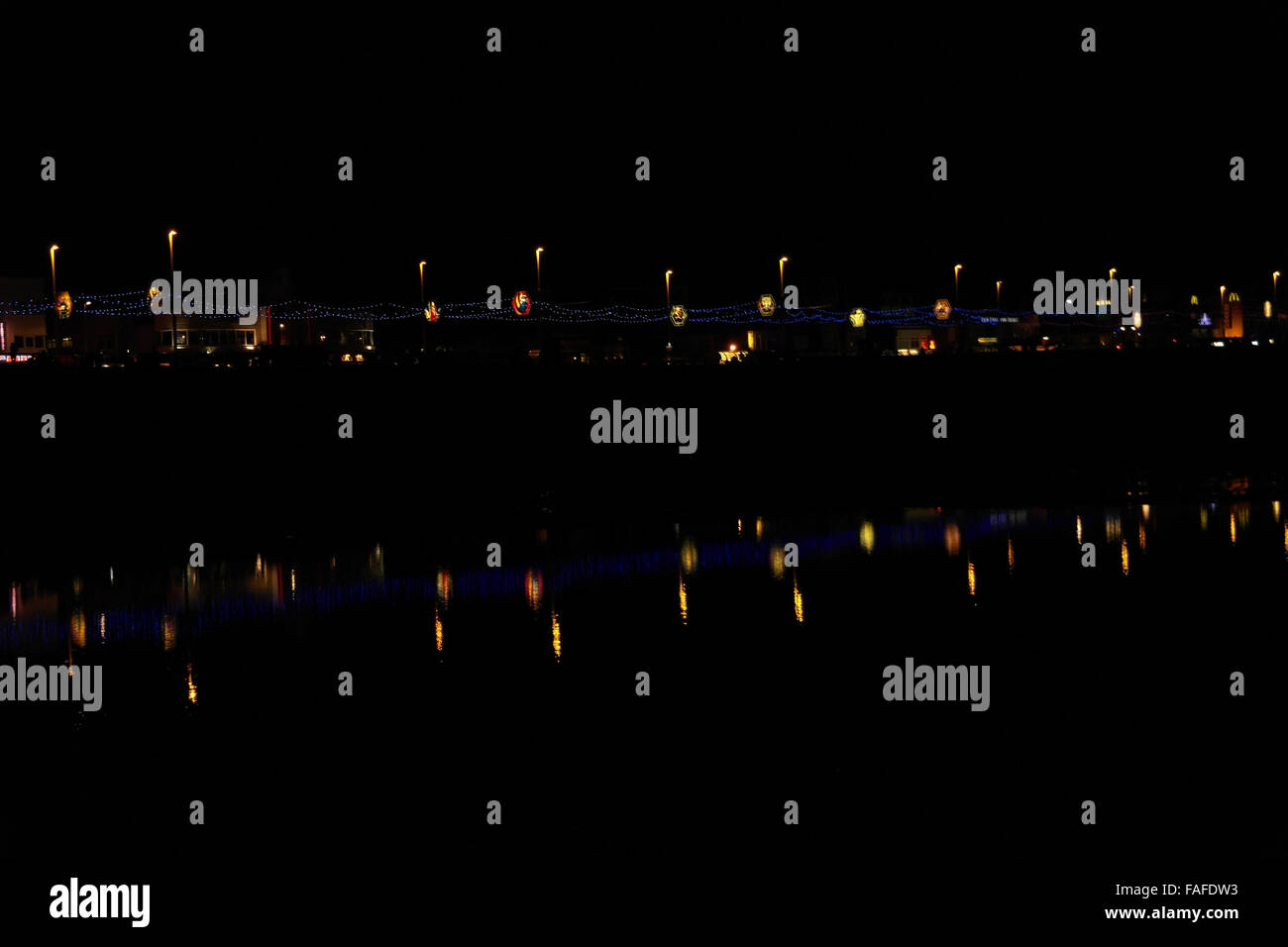 Blackpool illuminations street lamps hi-res stock photography and ...