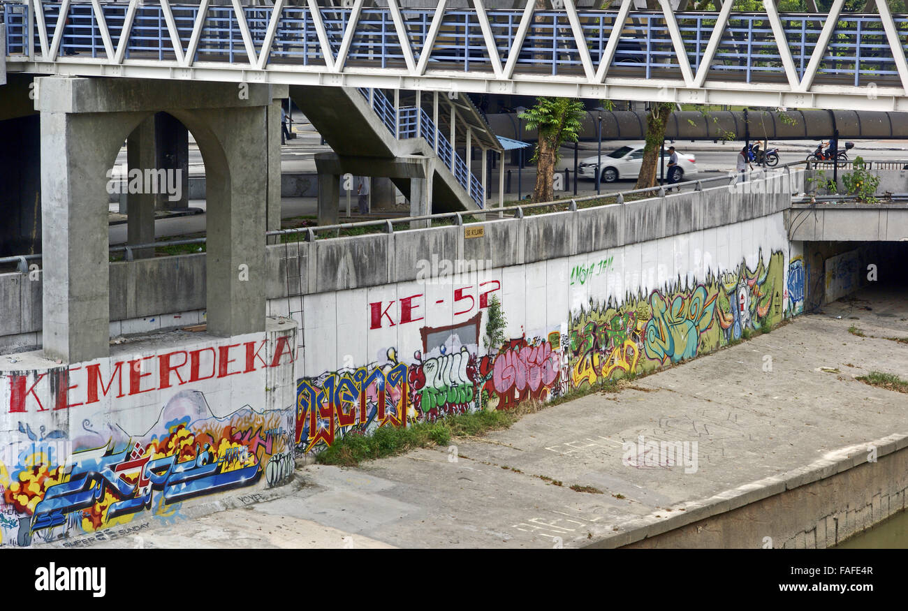 Graffiti on wall underpass in hi-res stock photography and images - Alamy