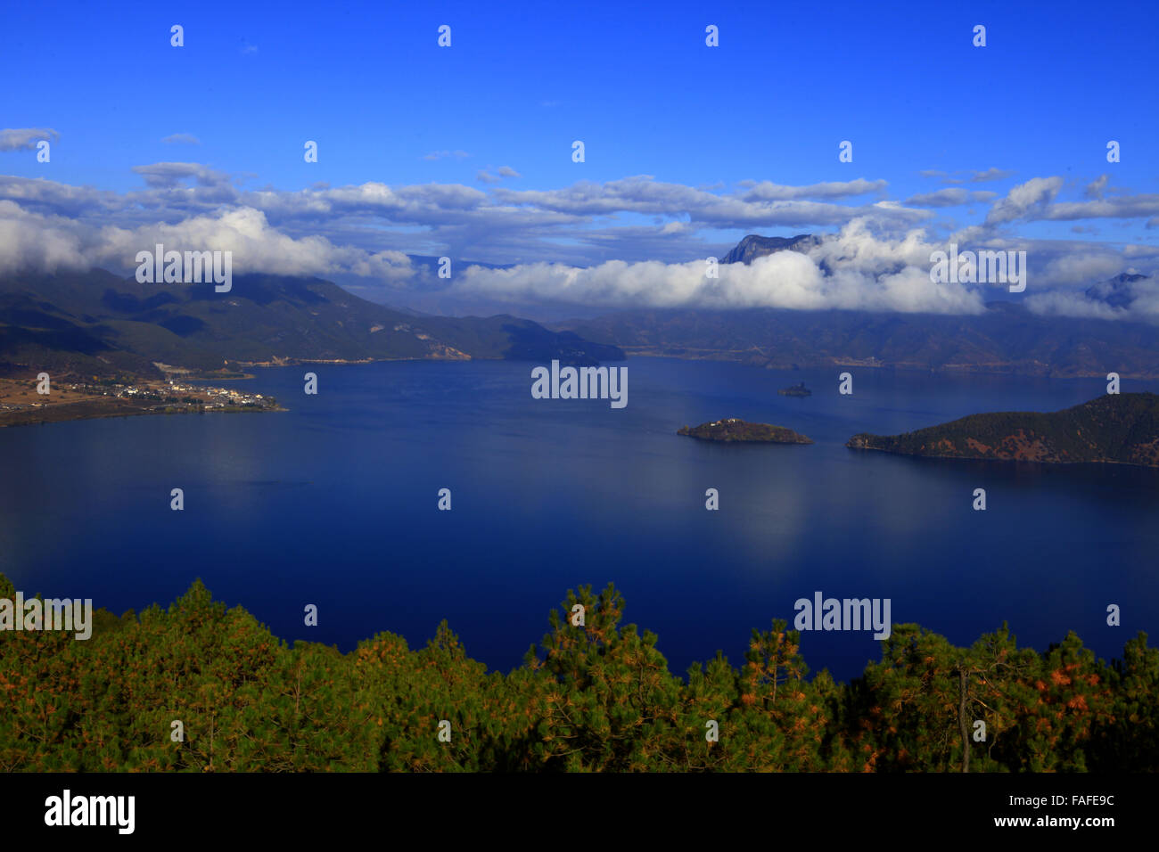 Yunnan Province Li Jiang City Lugu Lake Stock Photo - Alamy