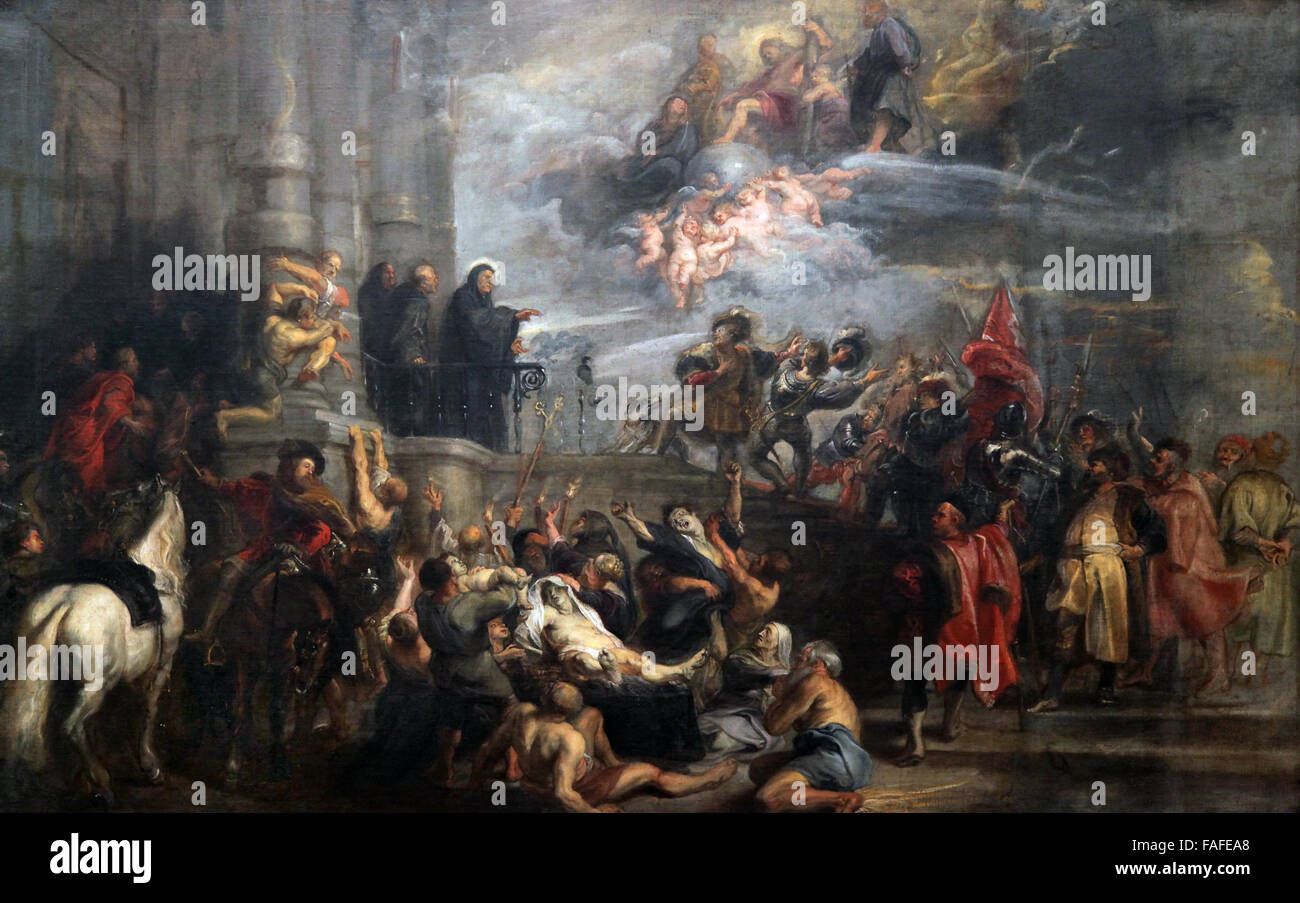 The Miracles of St.Benedict by Peter Paul Rubens 1577-1640 Stock Photo ...
