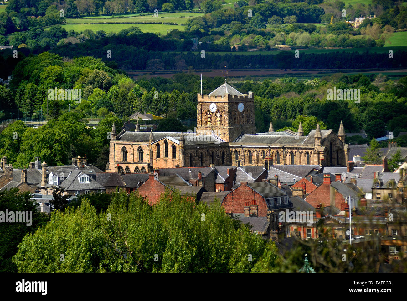 Hexham abbey exterior view hi-res stock photography and images - Alamy
