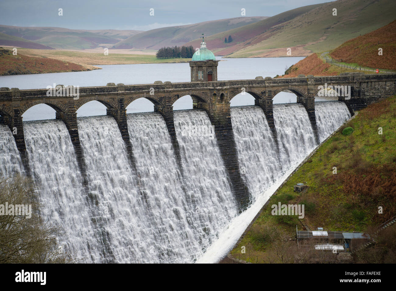Craig Goch dam and reservoir, Elan Valley water system, designed to ...