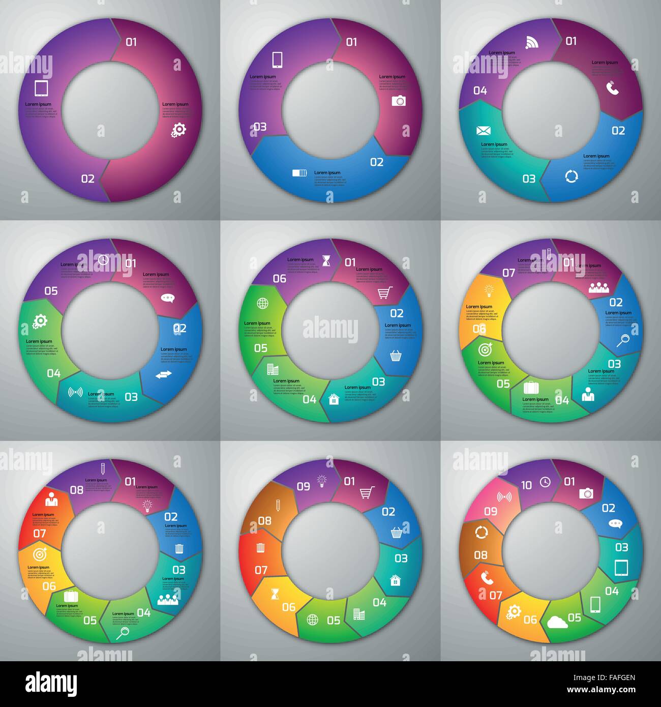 Stock Vector set of infographics Stock Vector Image & Art - Alamy