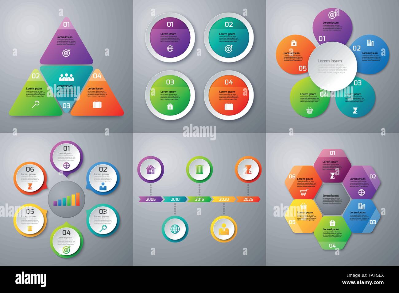 Stock Vector set of infographics Stock Vector Image & Art - Alamy