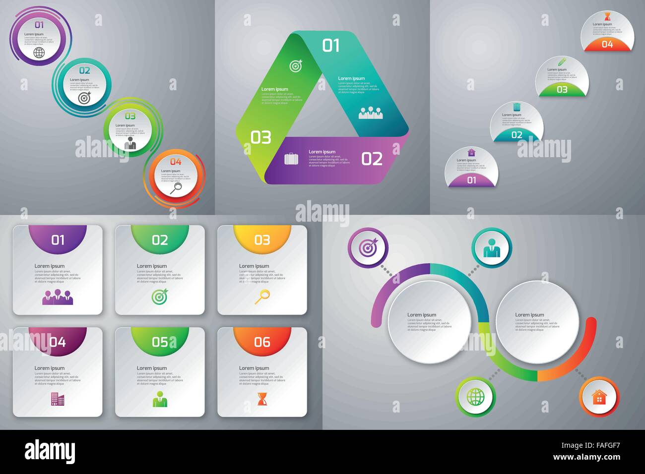 set templates infographics Stock Vector Image & Art - Alamy