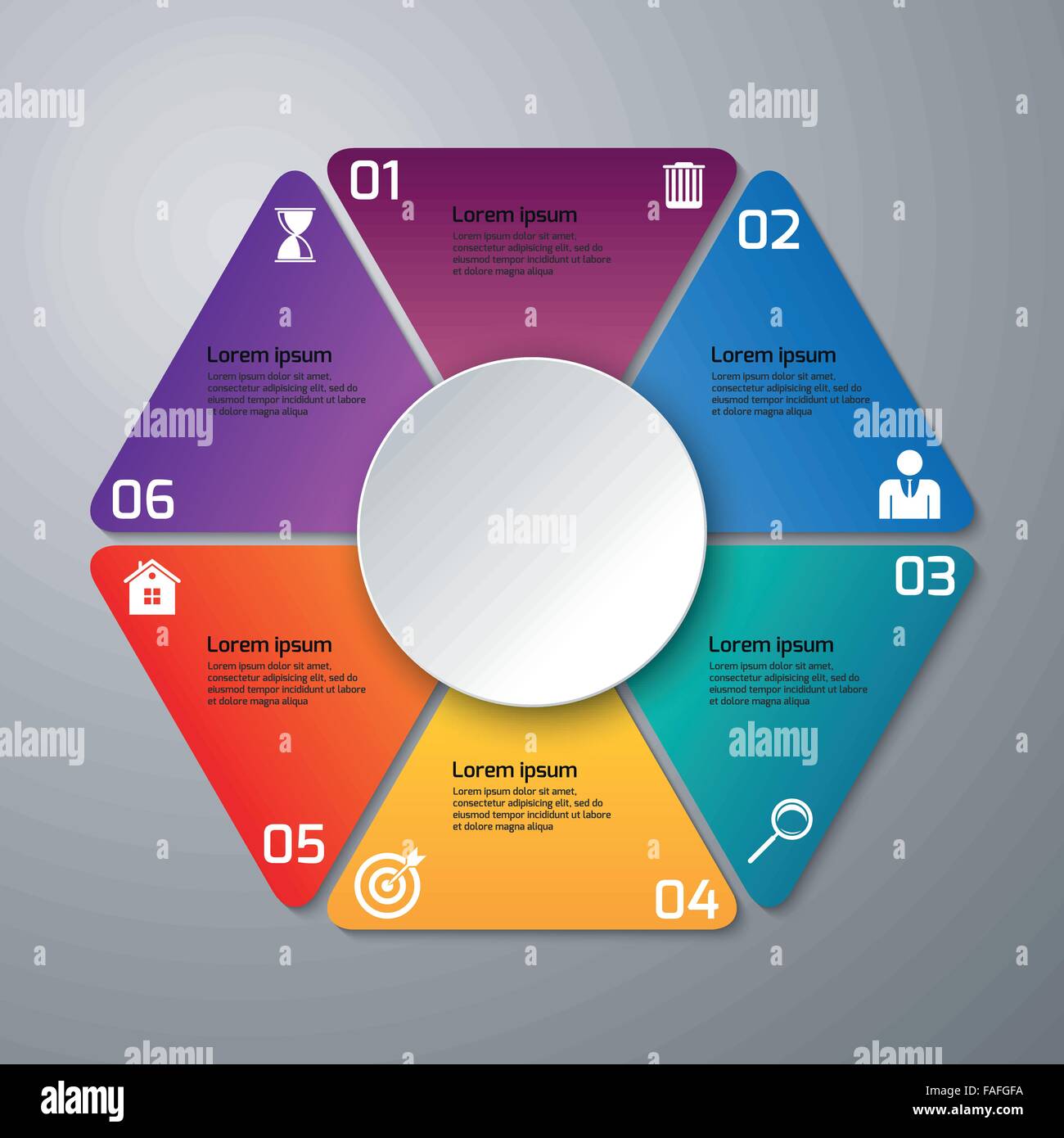 Vector illustration infographics triangles Stock Vector Image & Art - Alamy