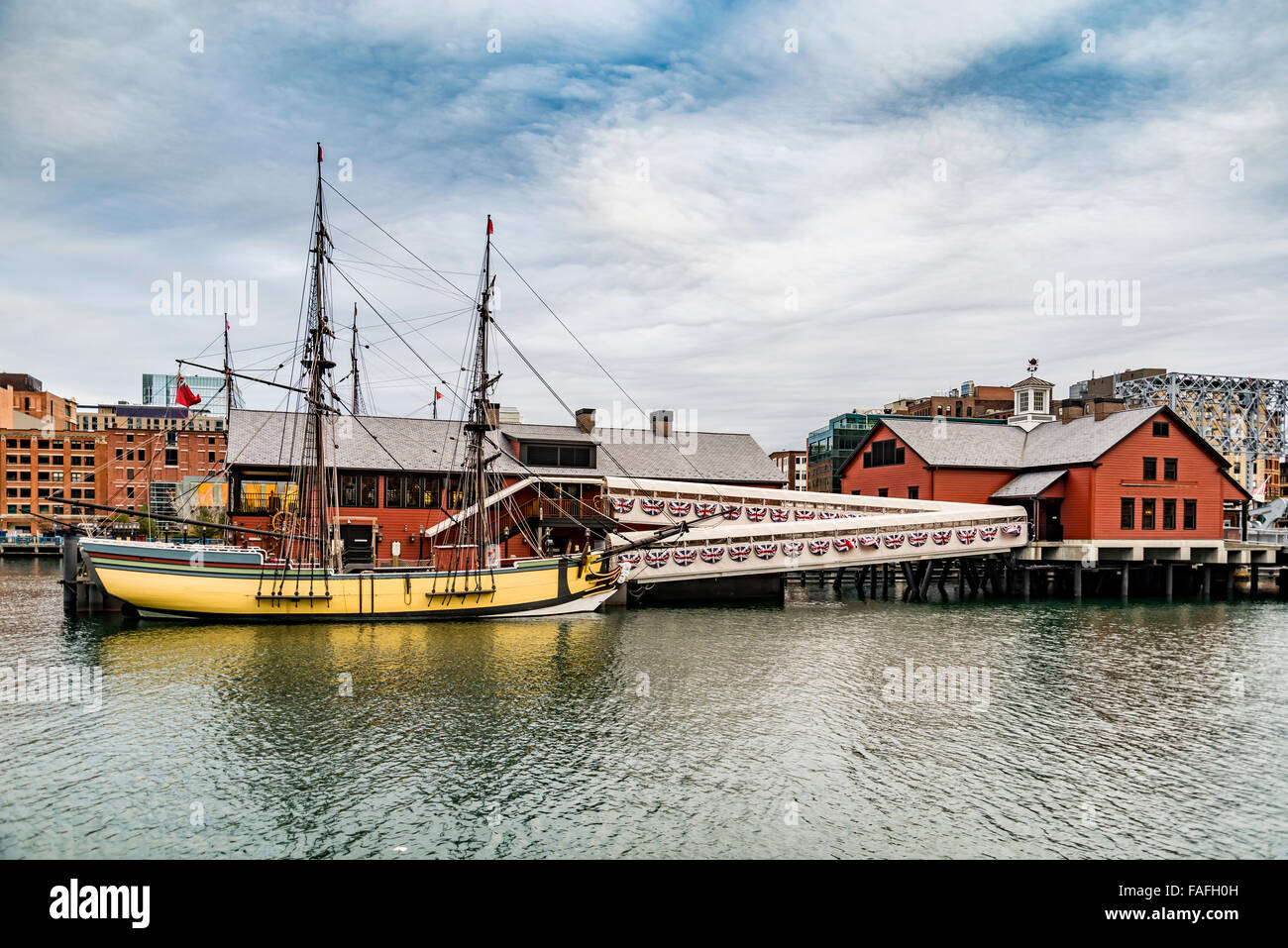 The Boston Tea Party Museum Stock Photo - Alamy