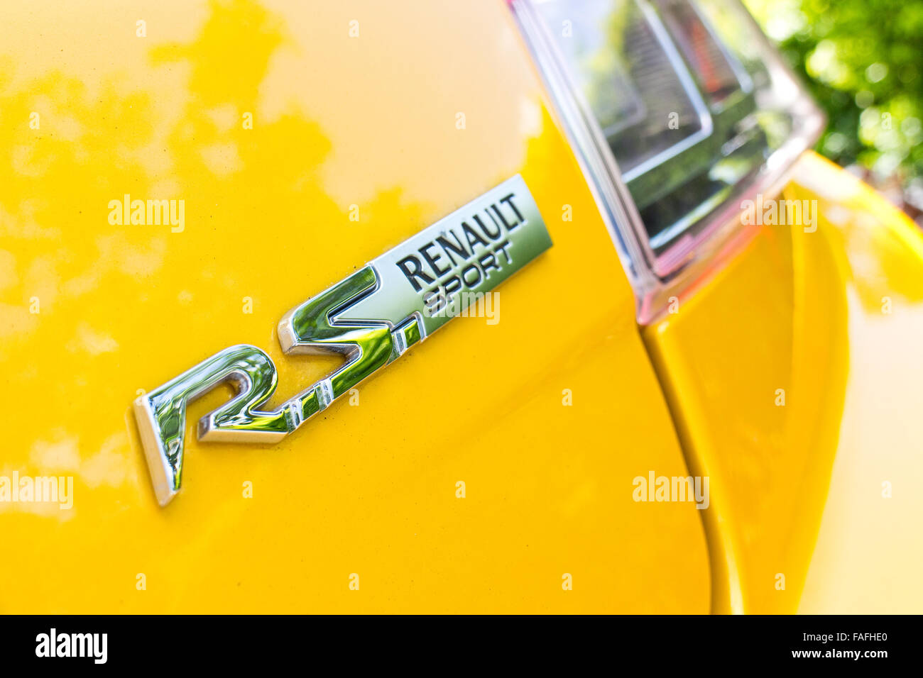 Hong Kong, China Jun 2, 2014 : Renault Megane RS265 Cup 2014 test drive ...