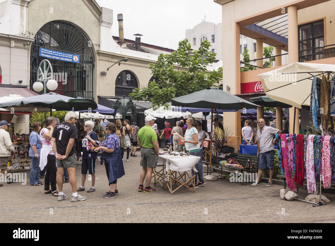 THE PORT MARKET, MONTIVIDEO, URUGUAY - DECEMBER 2015 Stock Photo - Alamy