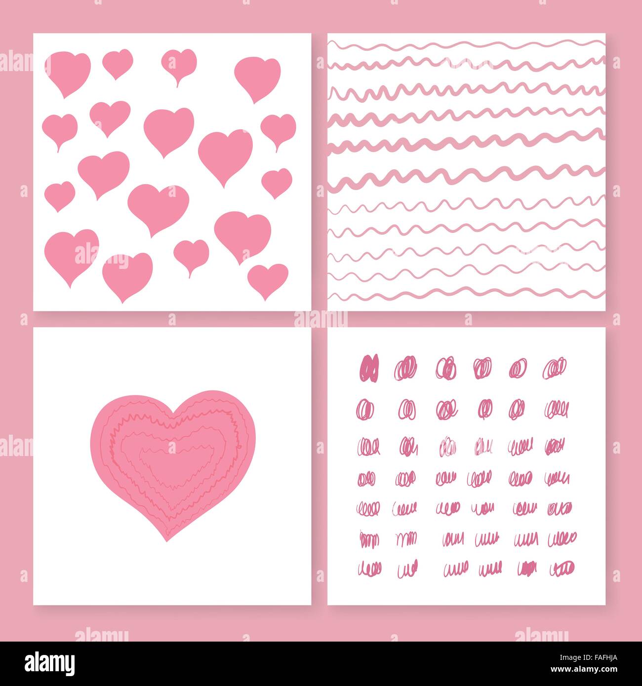 Collection of four cards templates Stock Vector Image & Art - Alamy