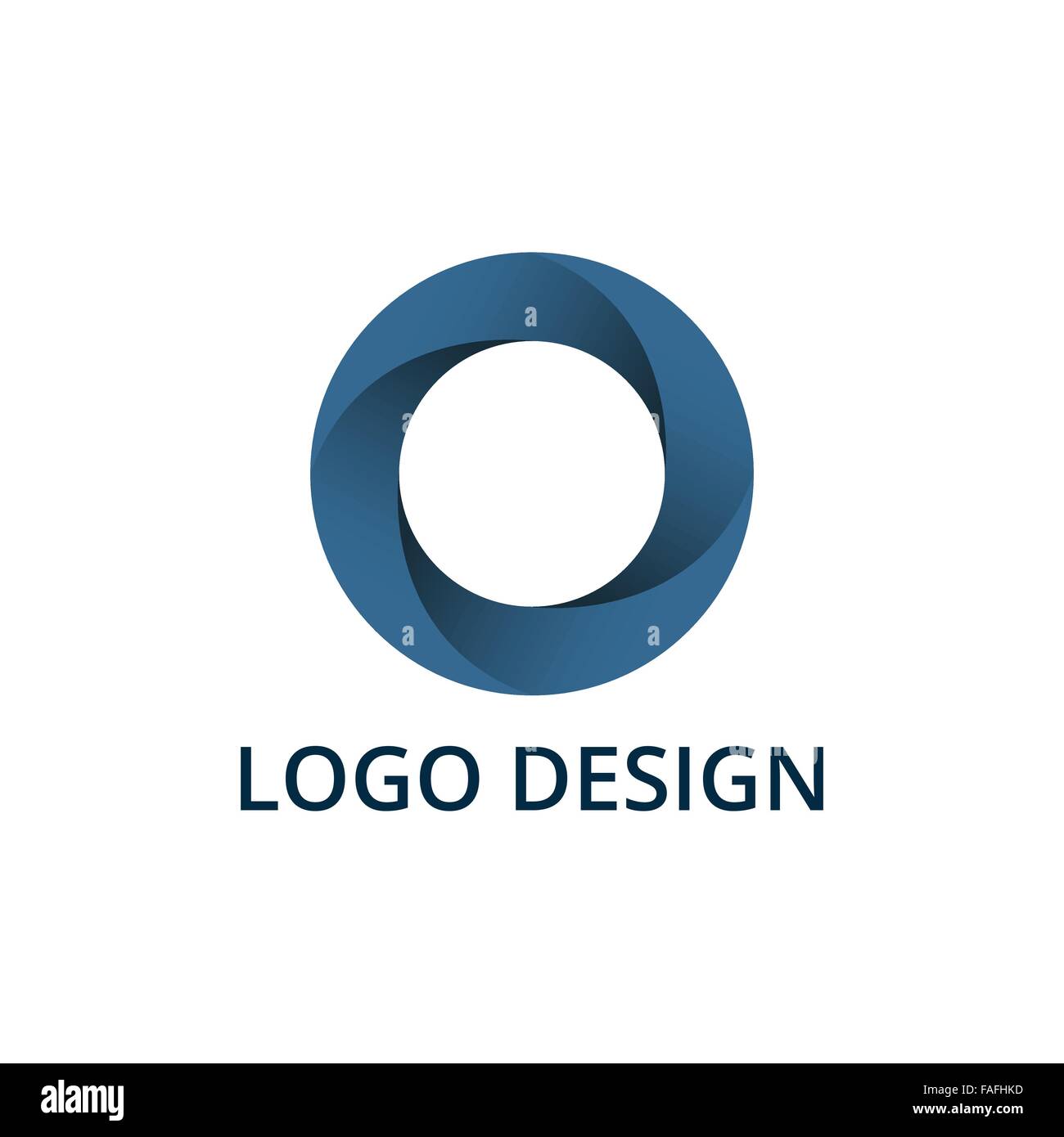 Vector illustration of circle logo Stock Vector Image & Art - Alamy