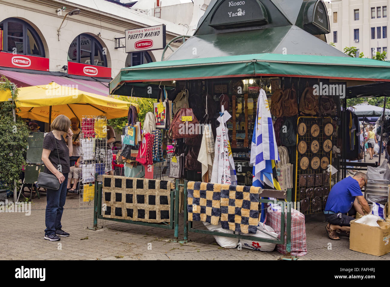 THE PORT MARKET, MONTIVIDEO, URUGUAY - DECEMBER 2015 Stock Photo - Alamy