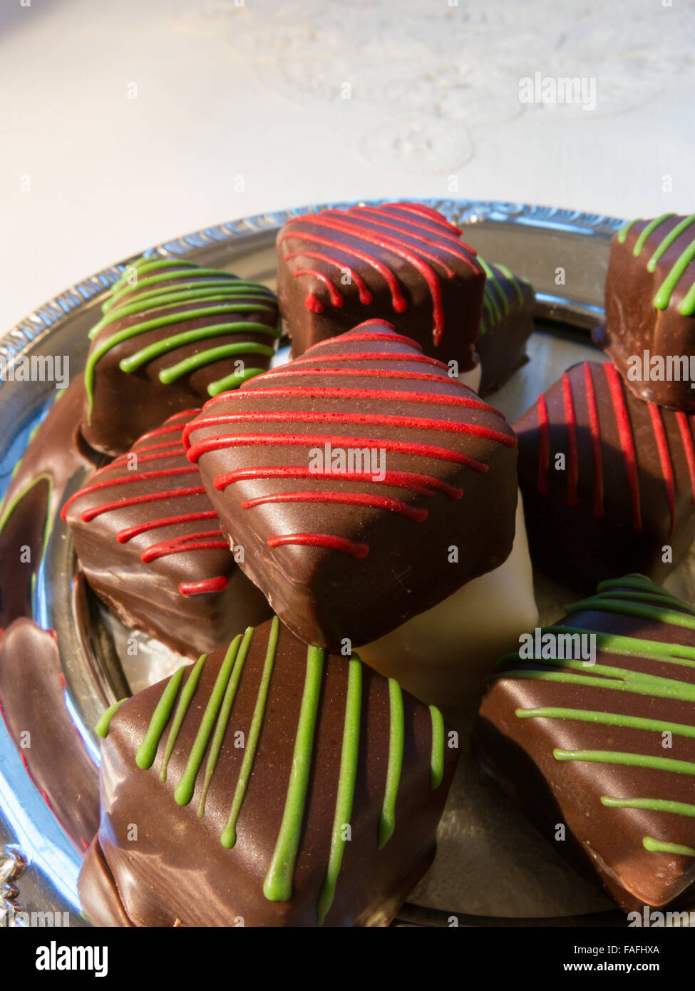 Plate of petit fours cakes hi-res stock photography and images - Alamy