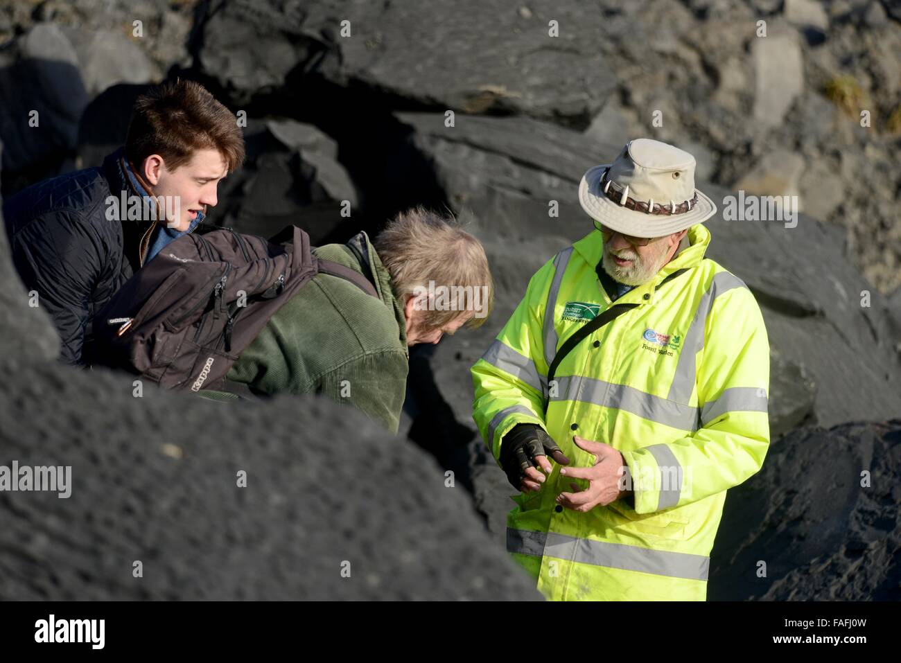 Charmouth beach cliff fall, Dorset, Britain, UK Stock Photo - Alamy
