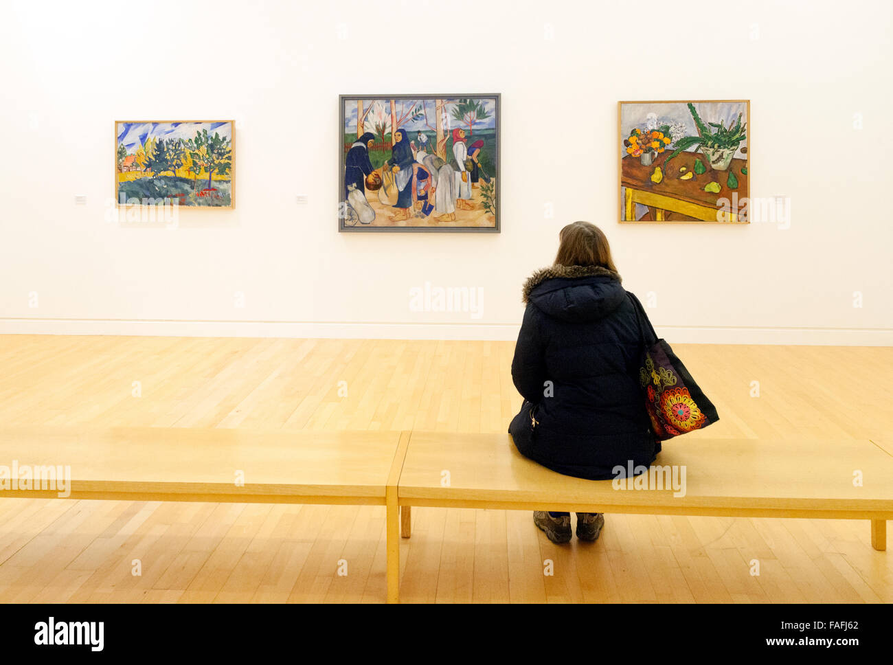 A woman looking at art, Strasbourg Museum of Modern and Contemporary ...
