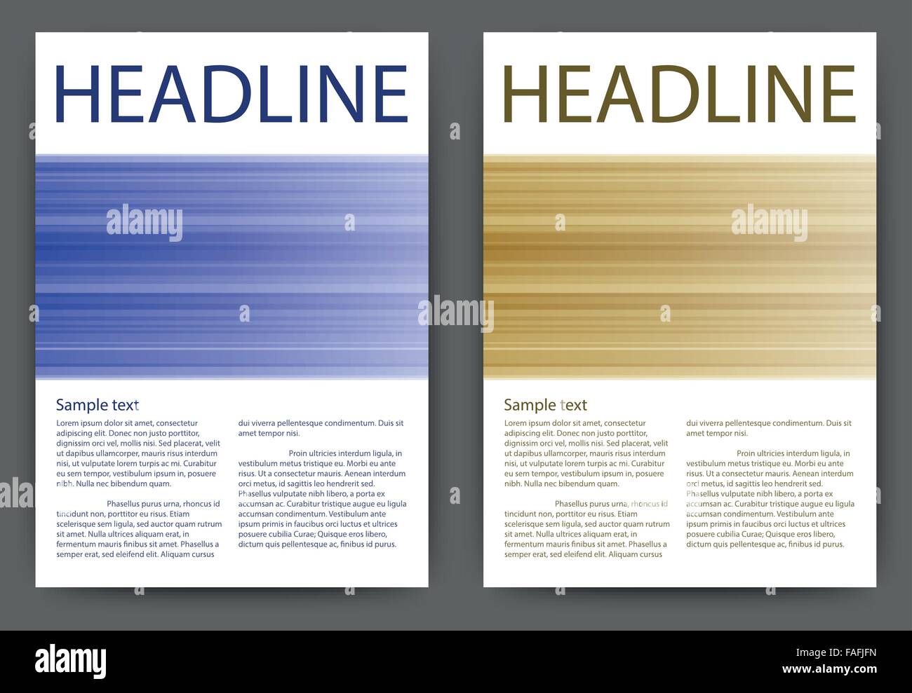 Vector illustration design magazine template Stock Vector Image & Art ...