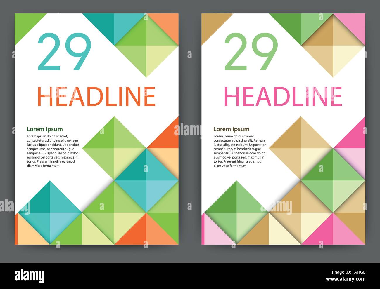 Vector illustration design magazine template Stock Vector Image & Art ...