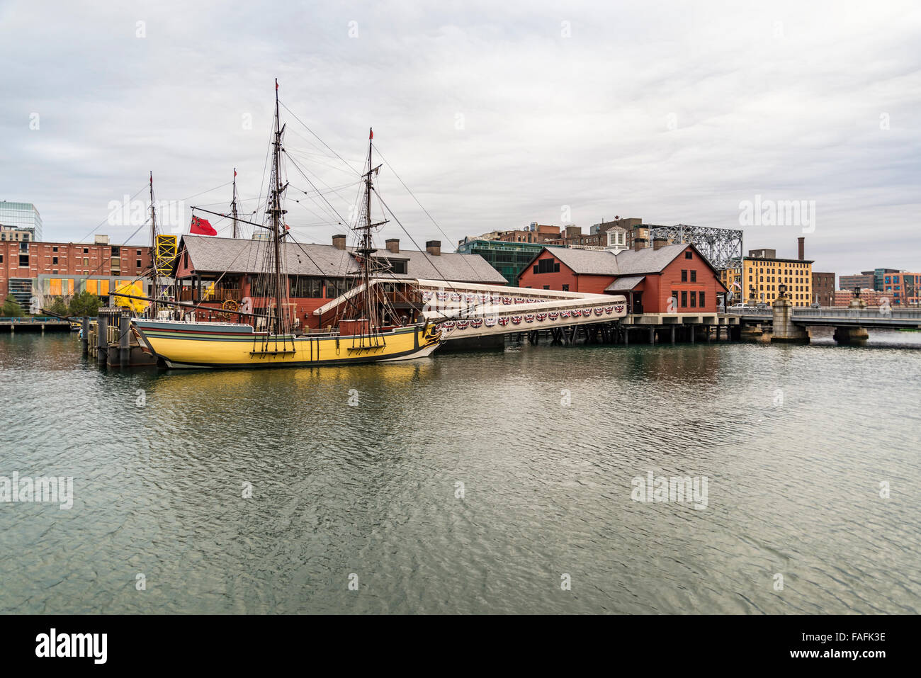 The Boston Tea Party Museum Stock Photo - Alamy