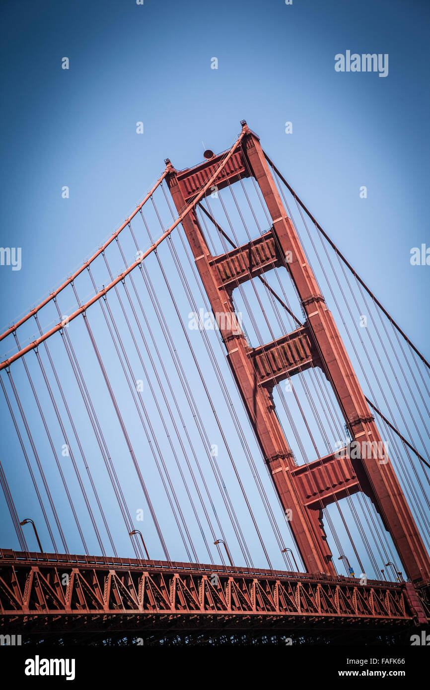 Under the Golden Gate bridge Stock Photo - Alamy