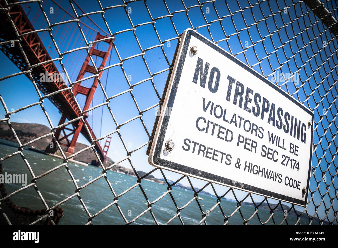 Golden Gate Bridge Sign High Resolution Stock Photography and Images ...