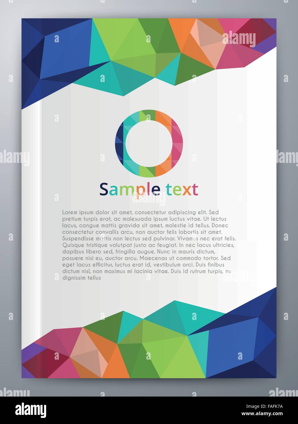 Vector illustration of abstract booklet Stock Vector Image & Art - Alamy