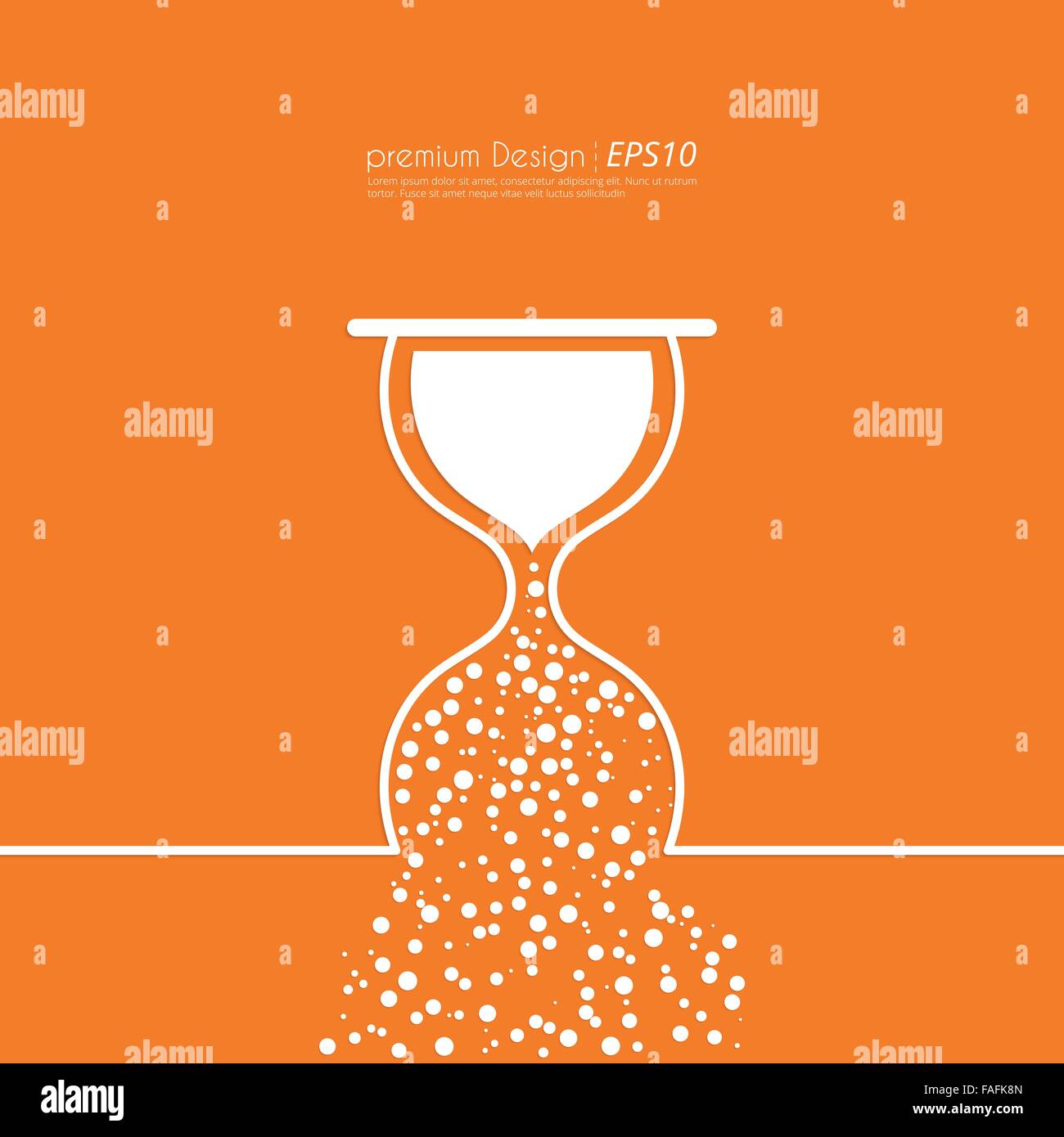 Stock Vector Linear icon hourglass Stock Vector Image & Art - Alamy