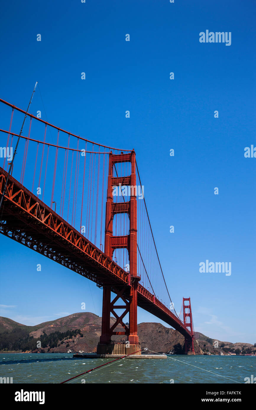 Under the Golden Gate bridge Stock Photo - Alamy