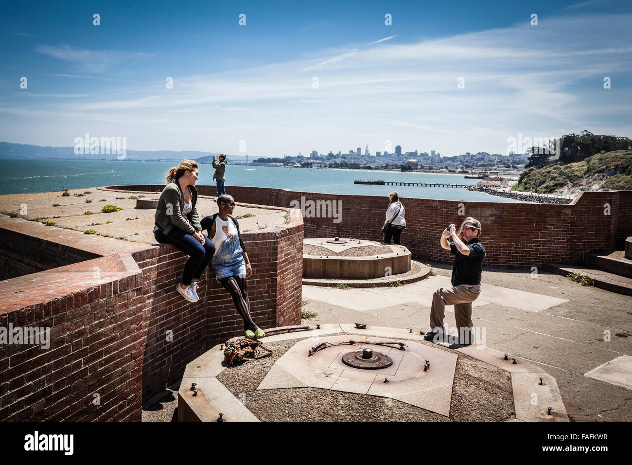 Fort Point and The Golden Gate Bridge Stock Photo - Alamy