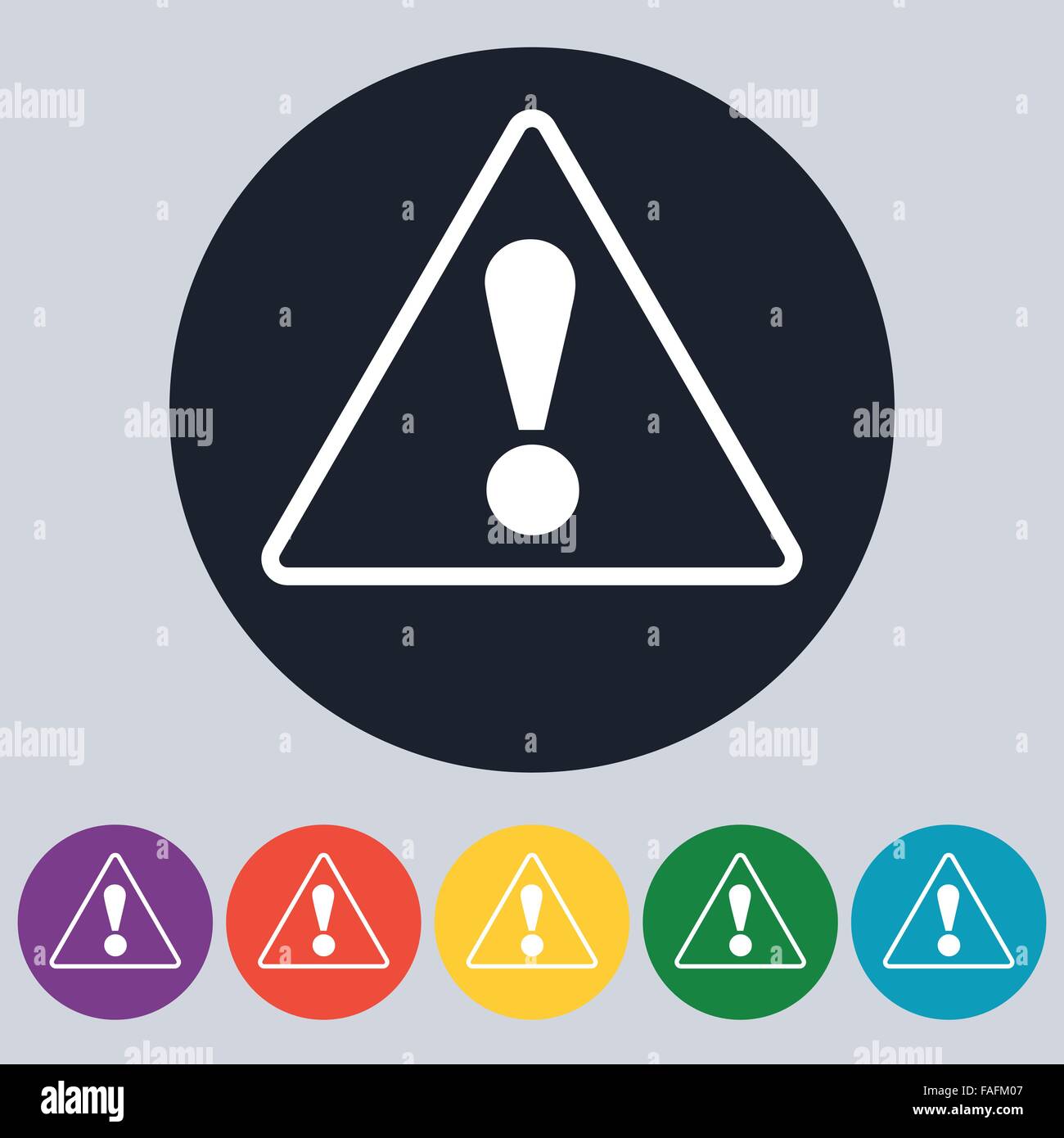 Stock Vector Linear icon attention Stock Vector Image & Art - Alamy