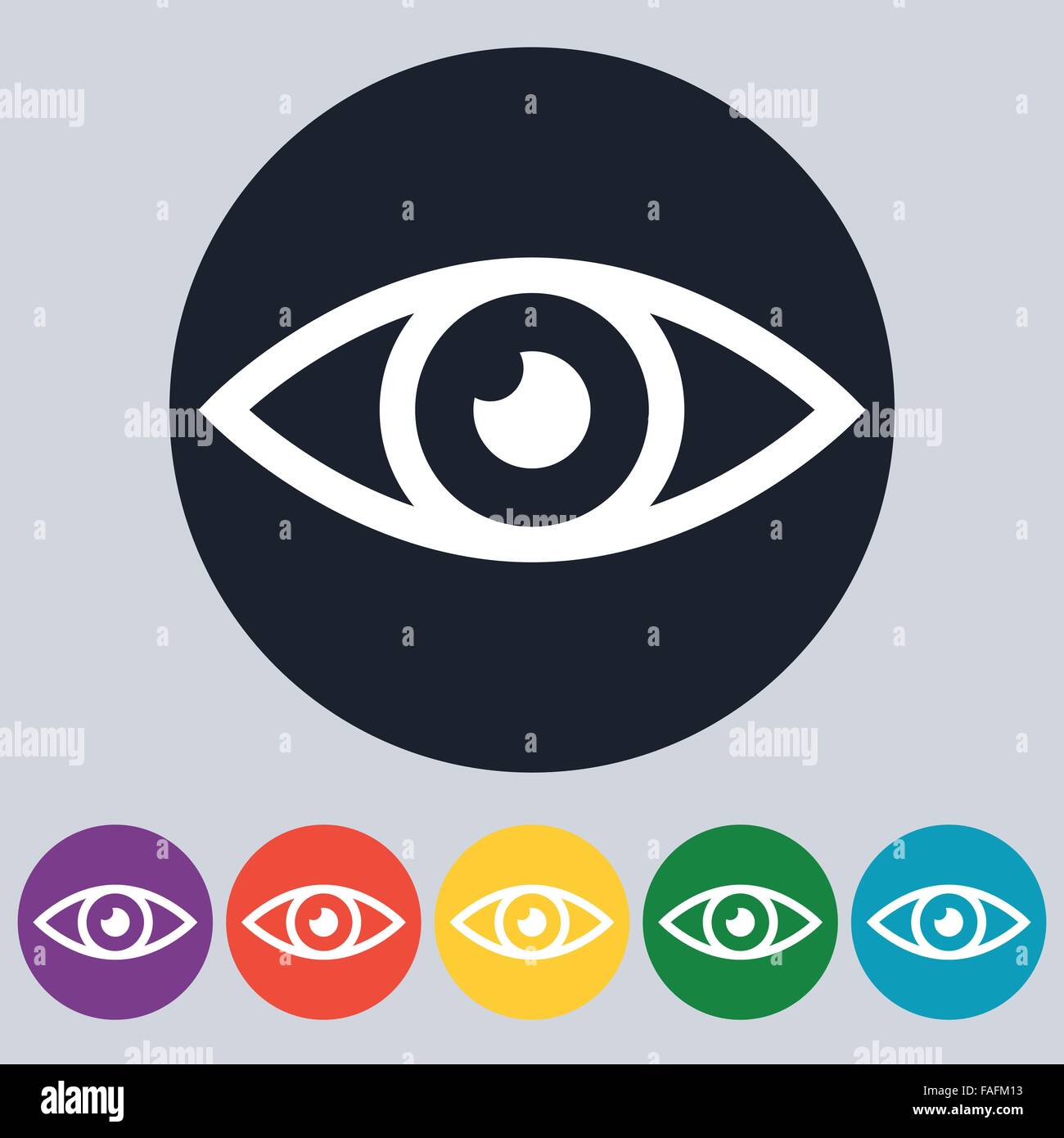 Stock Vector Linear icon eyes Stock Vector Image & Art - Alamy