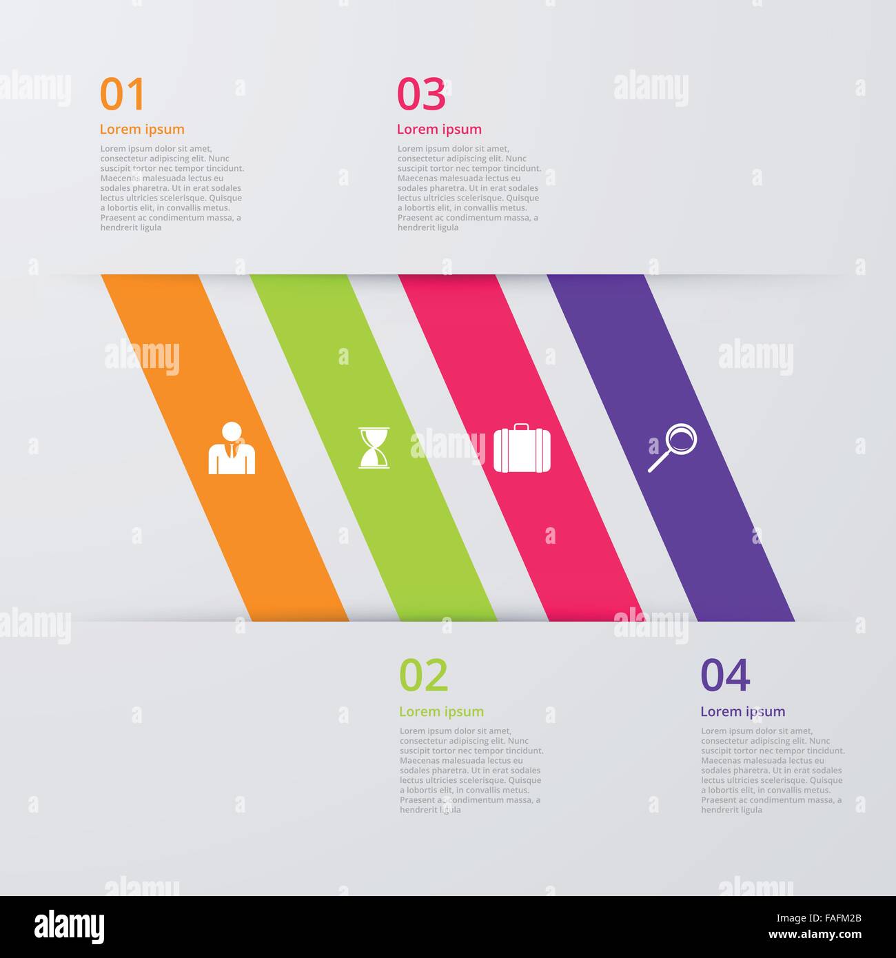 Vector illustration infographics four options Stock Vector Image & Art ...