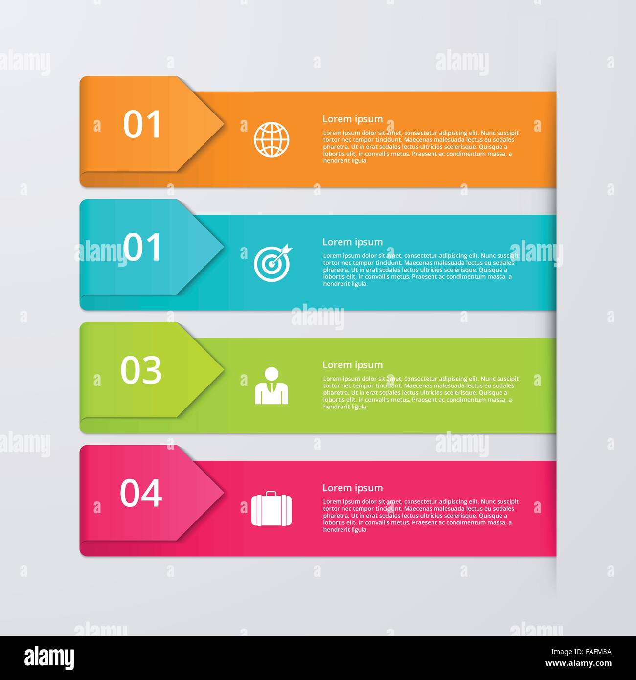 Vector illustration infographics four options Stock Vector Image & Art ...