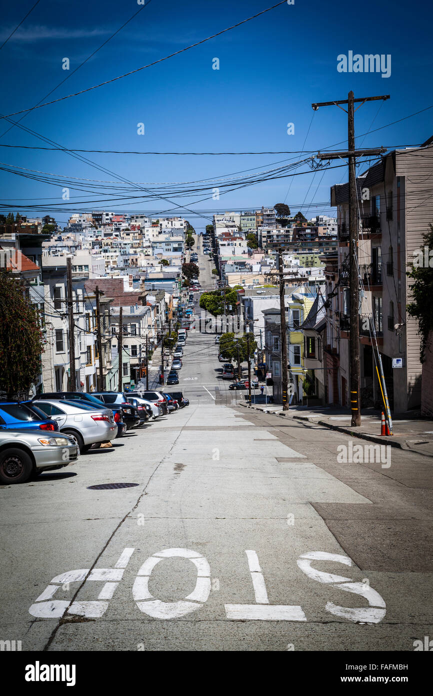 street view, San Francisco, California Stock Photo - Alamy