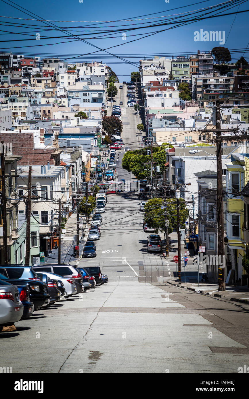 street view, San Francisco, California Stock Photo - Alamy