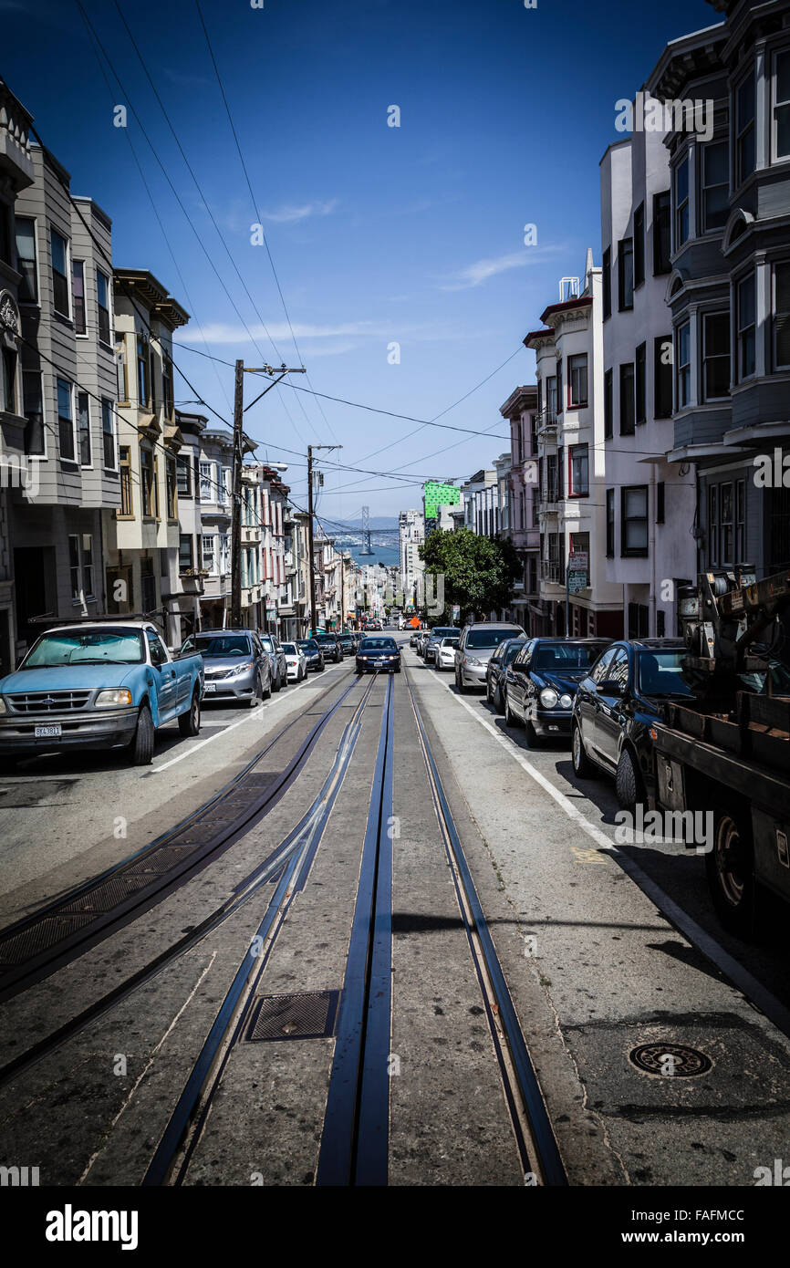 street view, San Francisco, California Stock Photo - Alamy
