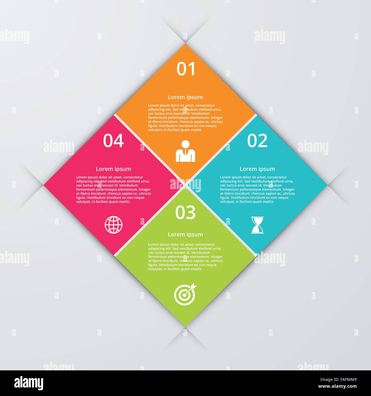 Vector illustration infographics four options Stock Vector Image & Art ...