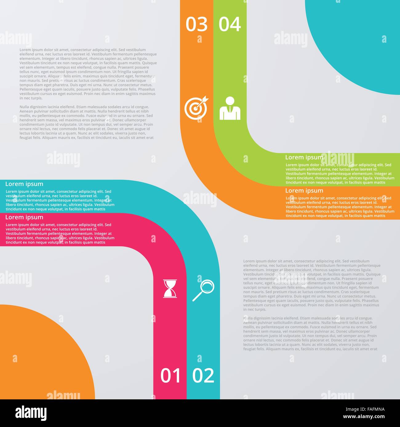 Vector illustration infographics four options Stock Vector Image & Art ...