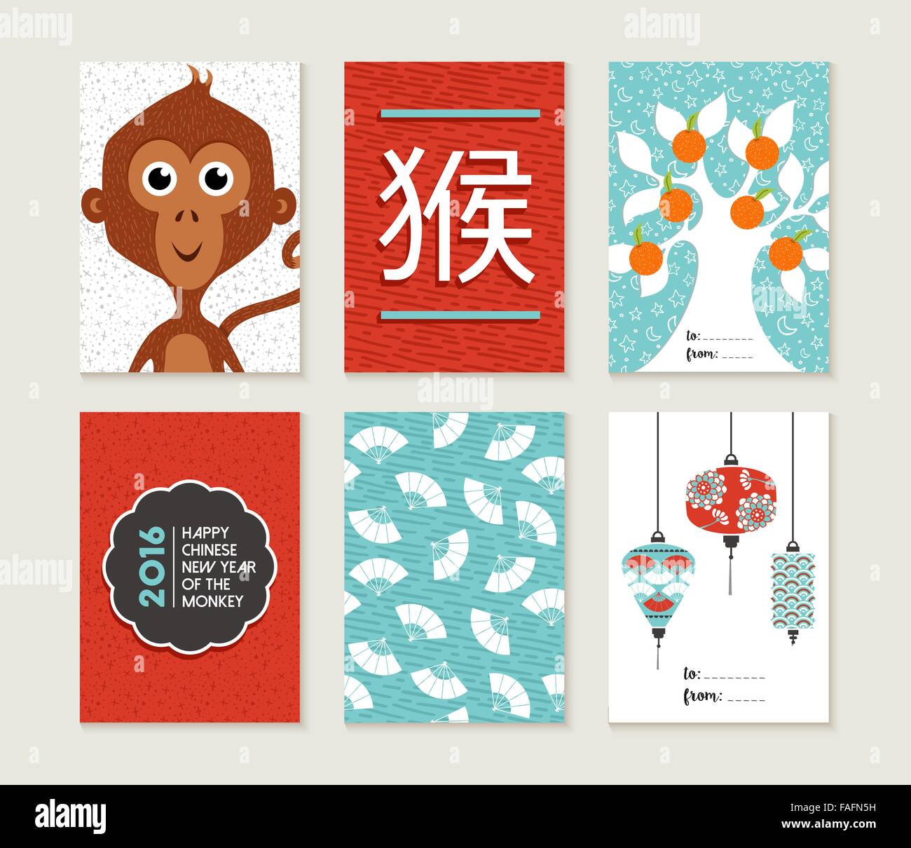 Cartoon monkey chinese Stock Vector Images - Alamy