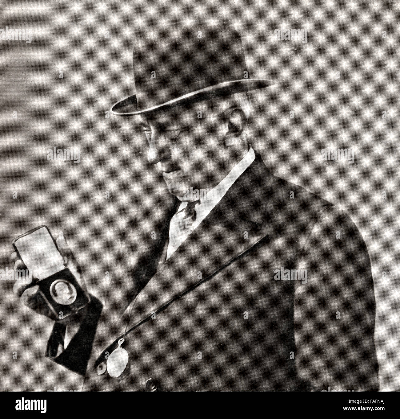 Charles Michael Schwab, 1862 – 1939. American steel magnate. Seen here ...