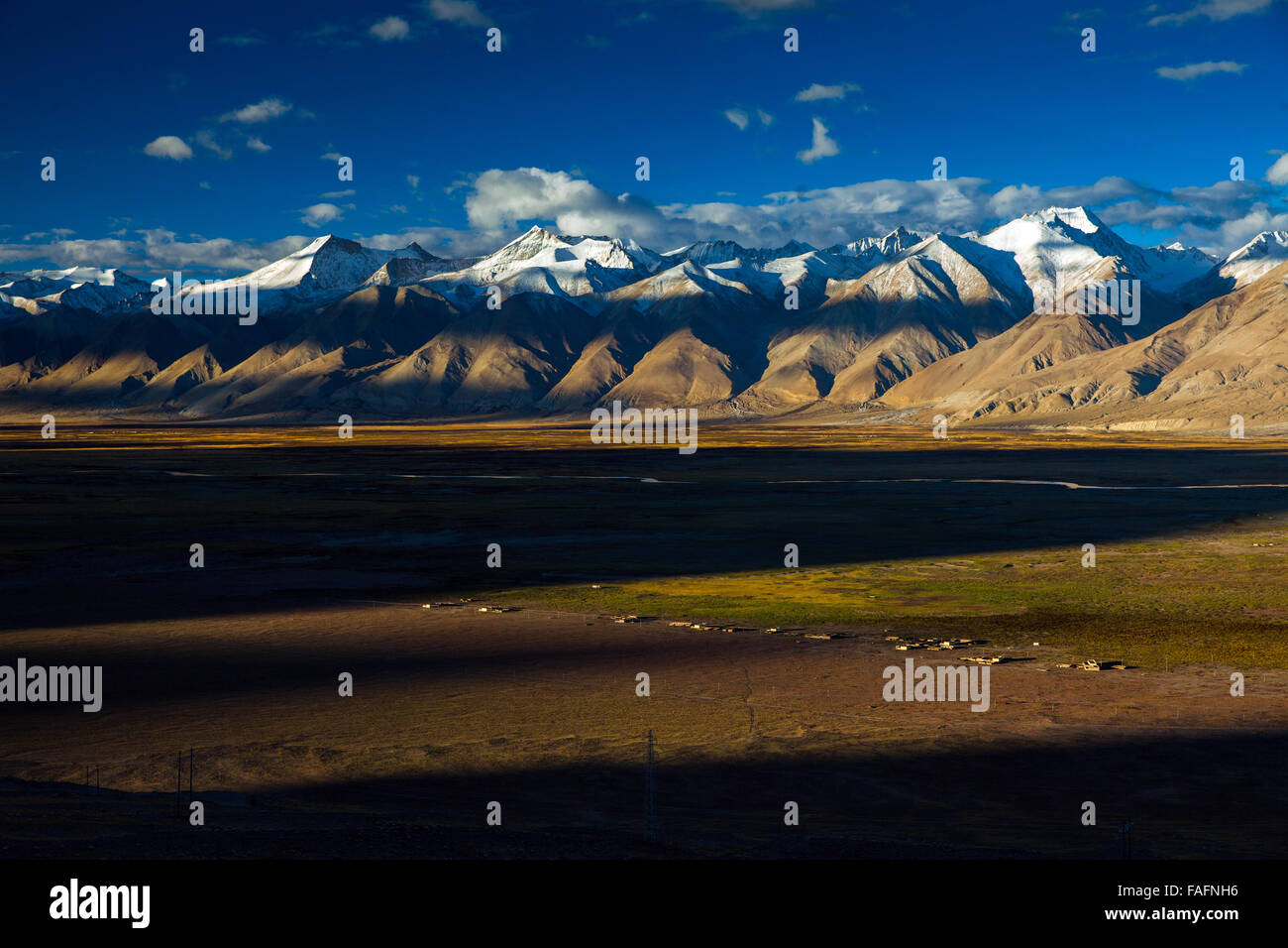 Tibet Ali Gar Shiquanhe Town Stock Photo - Alamy