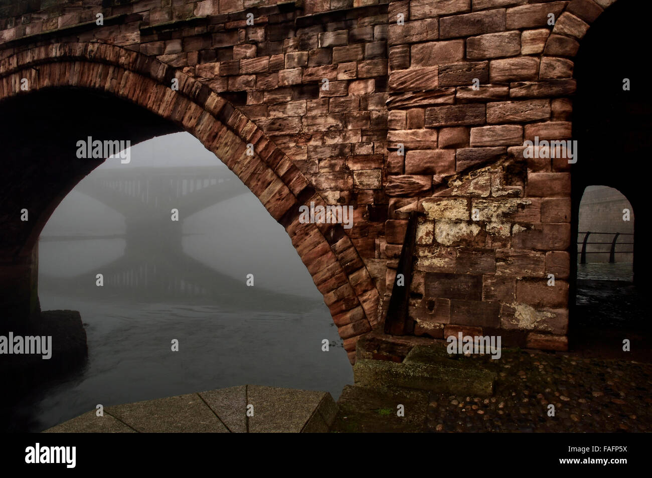 Bridges over the River Tweed, Berwick-Upon-Tweed, Northumberland ...