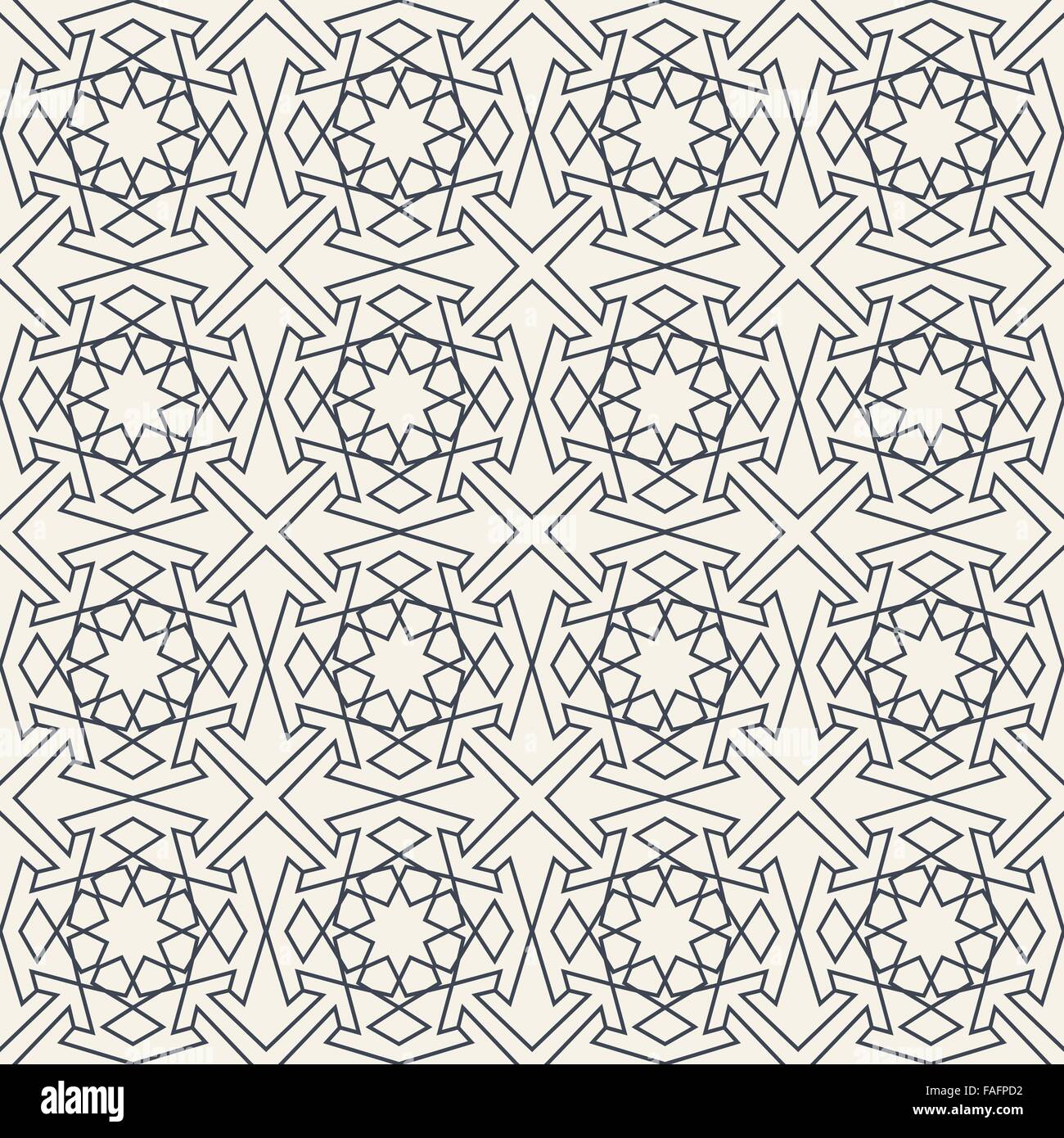 Abstract seamless geometric islamic wallpaper pattern for your design ...