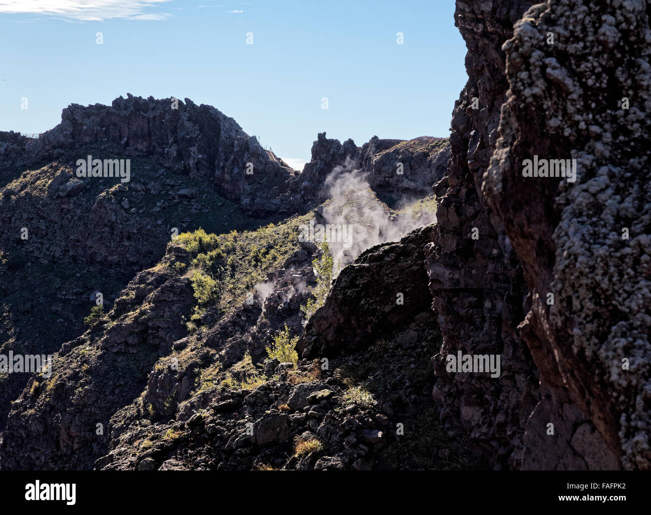 View inside crater mount vesuvius hi-res stock photography and images ...