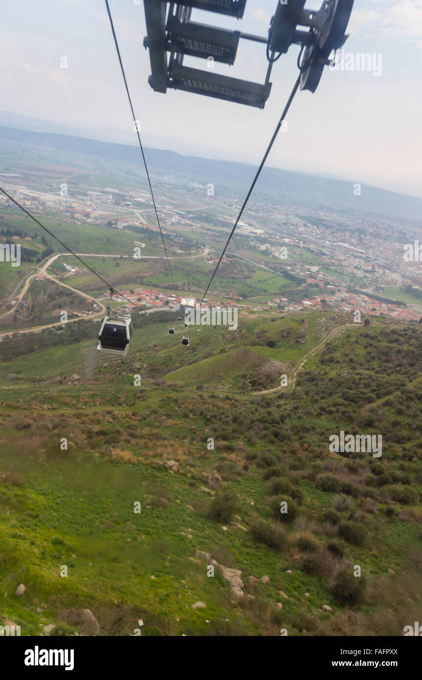 Turkey travel - the ruins of the acropolis of Pergamon, now Pergamum ...
