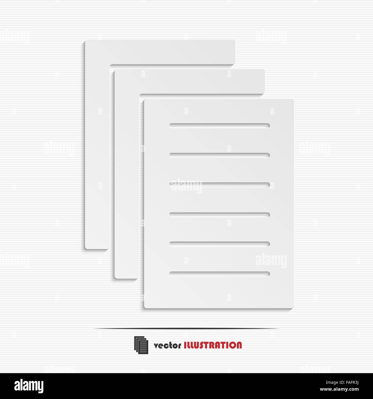 Documents Stock Vector Images - Alamy
