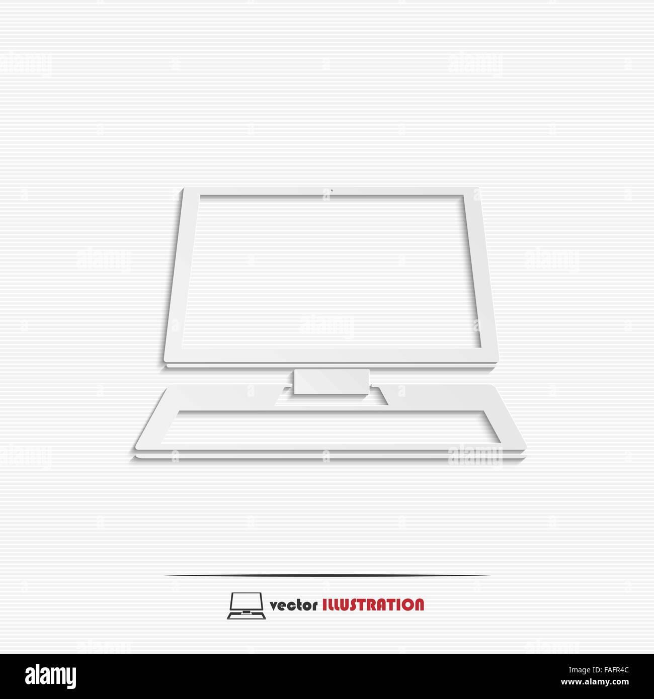 Laptop screen web design Stock Vector Images - Alamy