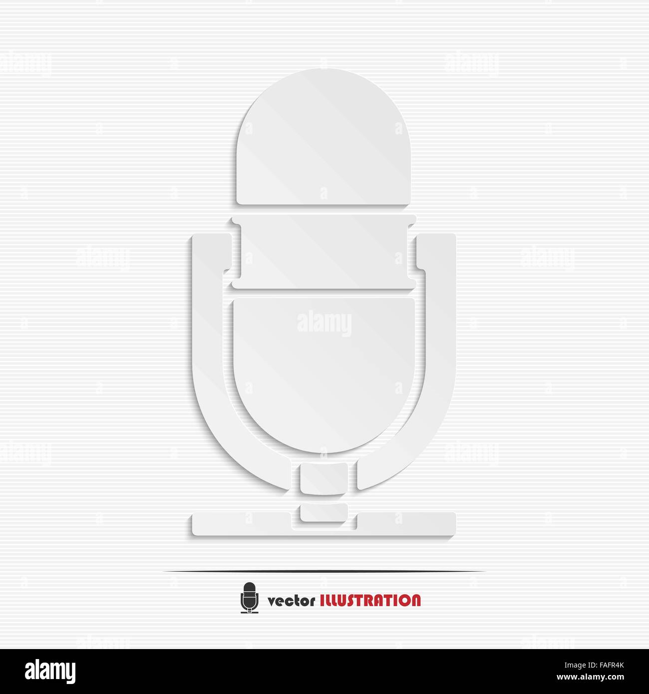 Classic microphone symbol hi-res stock photography and images - Alamy