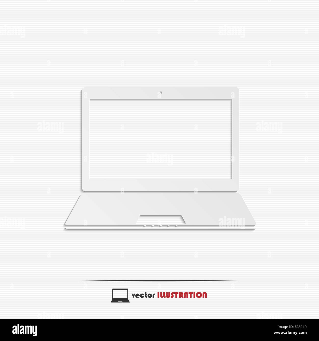 Notebook web icon flat Stock Vector Images - Alamy