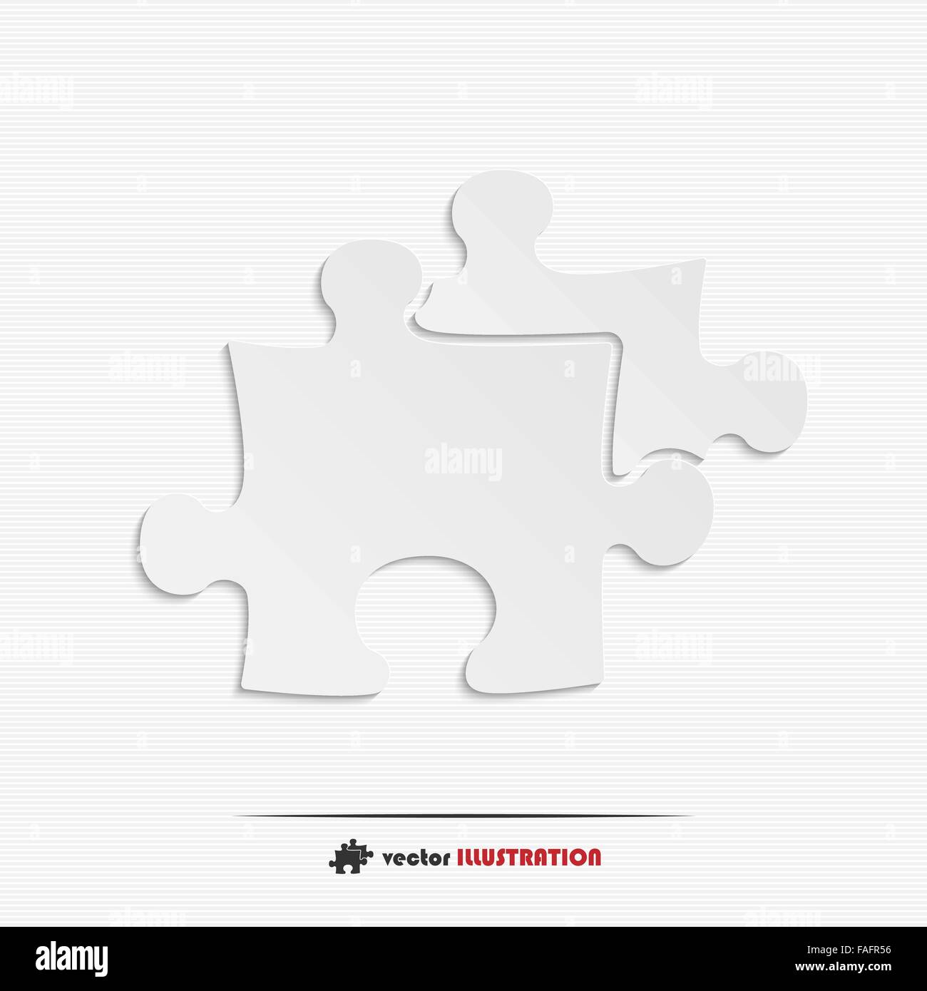 Puzzle abstract illustration Cut Out Stock Images & Pictures - Alamy